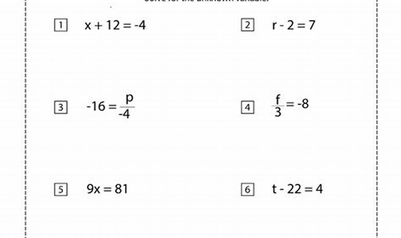 Worksheet On Addition And Subtraction Of Integers 